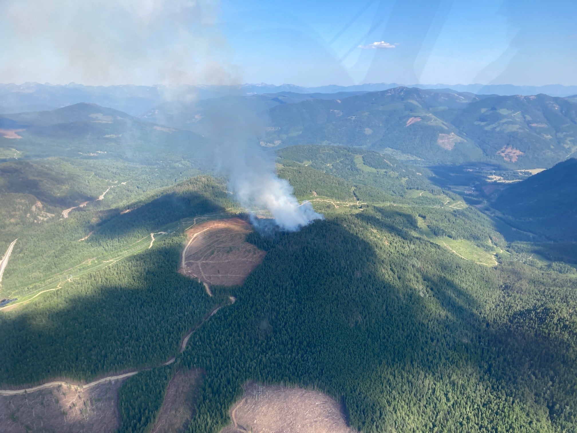 Updated: Bombi fire now roughly 35 hectares, still out of control ...